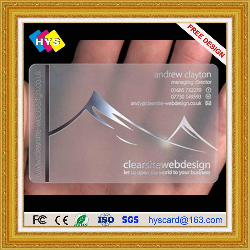 good price transparent business card and clear car... – Vicedeal