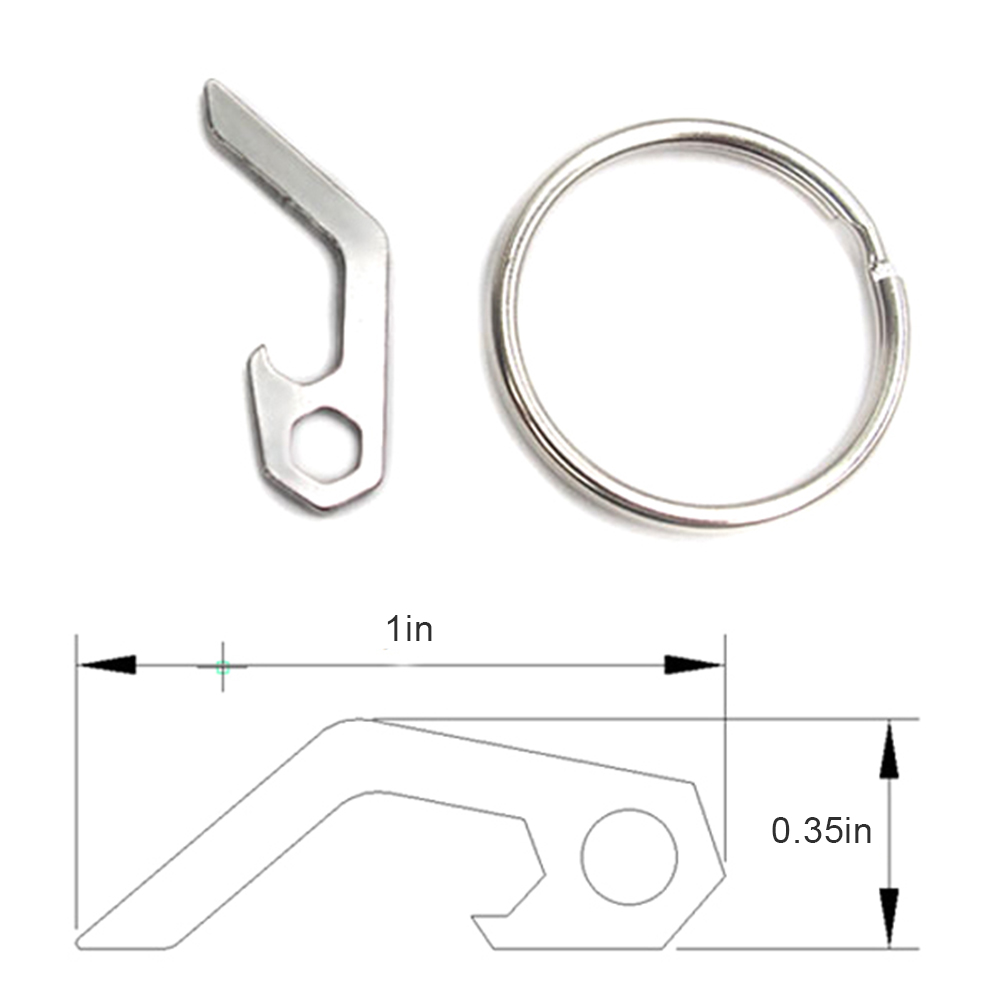1pcs Stainless Steel Beer Bottle Opener Mini Keych... – Vicedeal