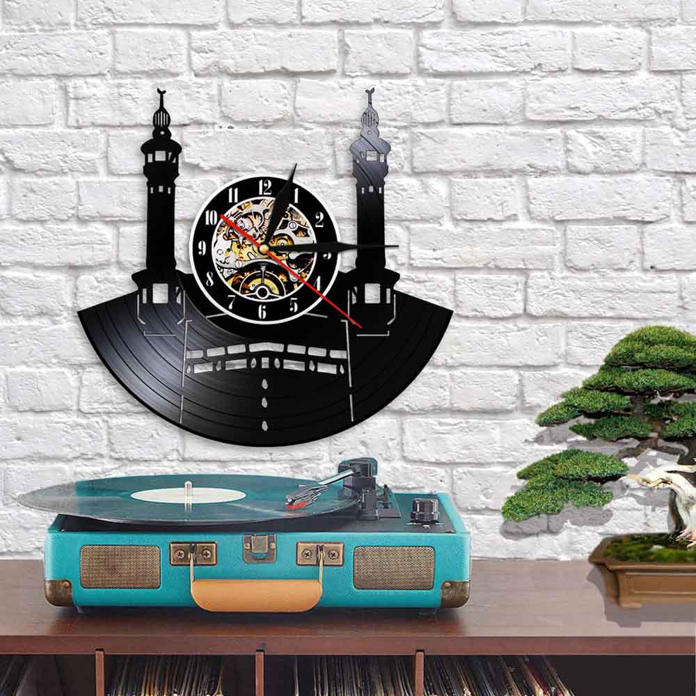 Famous City Mecca Vinyl Record Wall Clock Islamic ... – Grandado