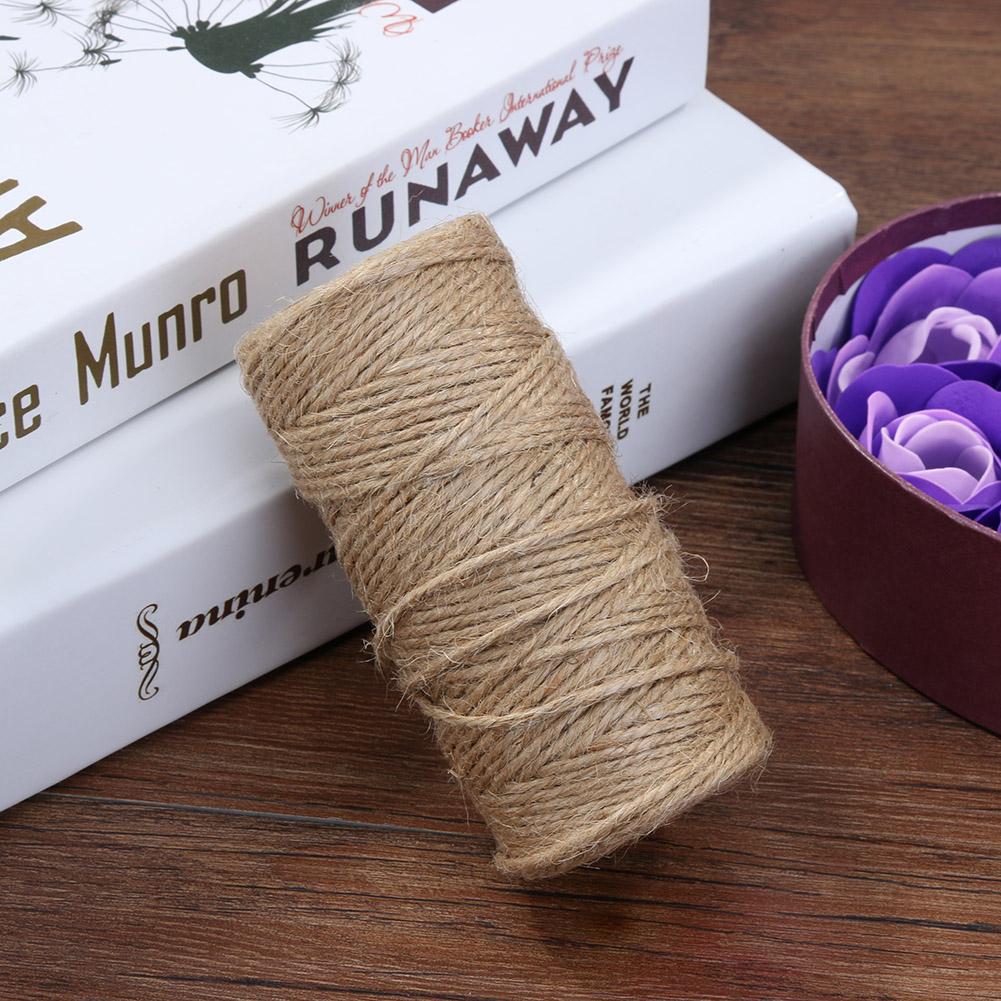 100m/roll Natural Jute Twine Burlap String Hemp Ro... – Vicedeal