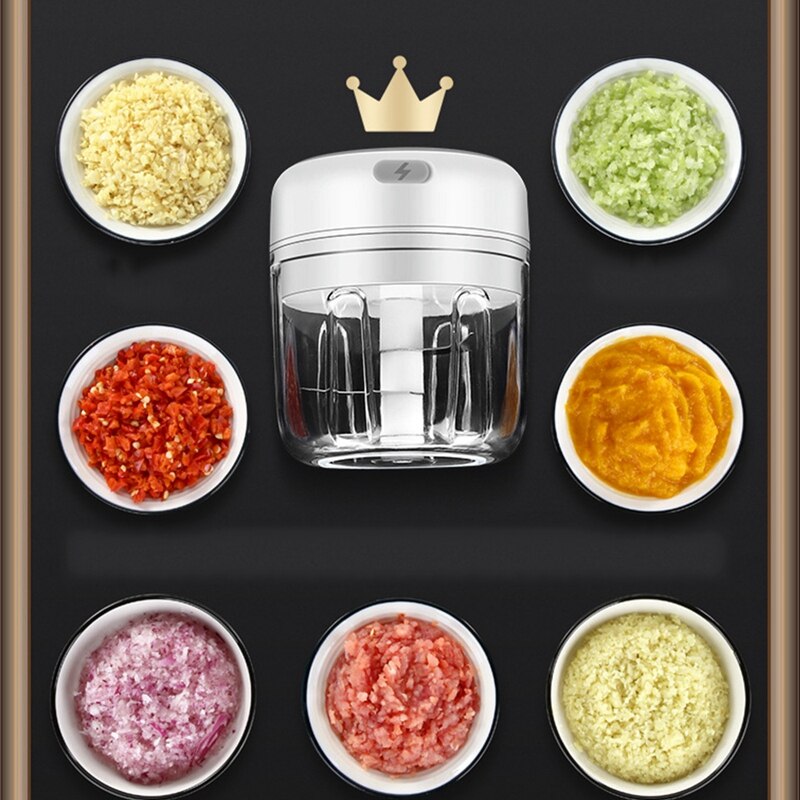 Electric Mini Garlic Chopper,Food Slicer&Chopper,P... – Grandado