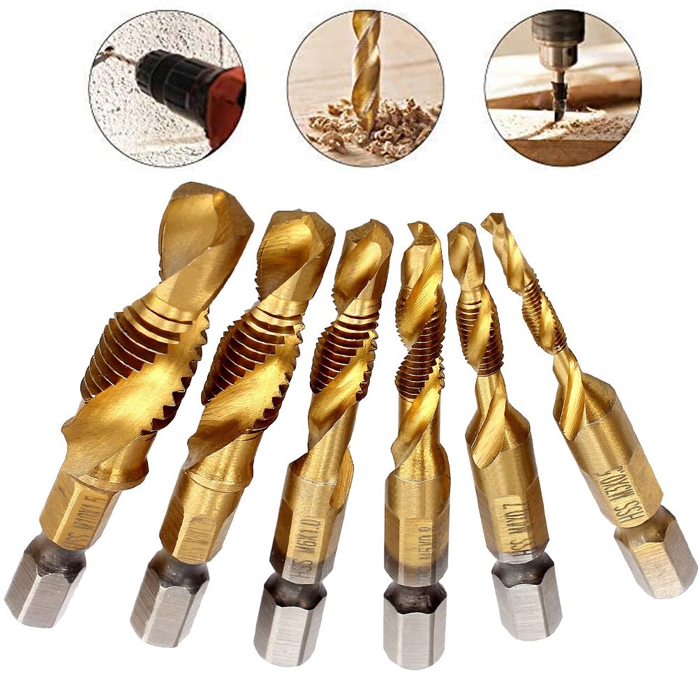 Hss 4341 Hand Tap Boren M3 M4 M5 M6 M8 M10 Schroef... – Vicedeal