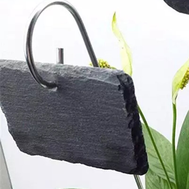Slate Gardening Labels Rectangular Plant Tag Iron ... – Vicedeal