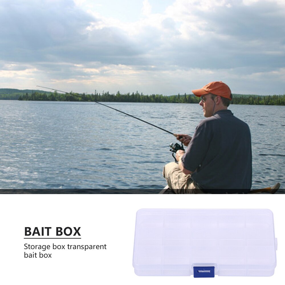 Tackle Box 15 Compartment Fishing Lures Storage Or... – Grandado