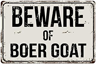 Tamengi Beware of Goat 8 x 12 Funny Metal Sign War... – Vicedeal