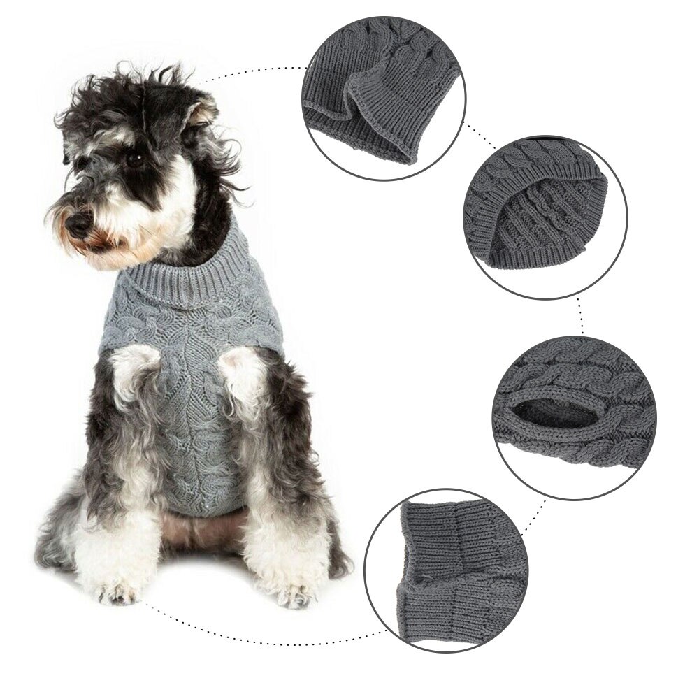 Pet young Dog Sweater Vest Warm Coat, Pet Soft Kni... – Vicedeal