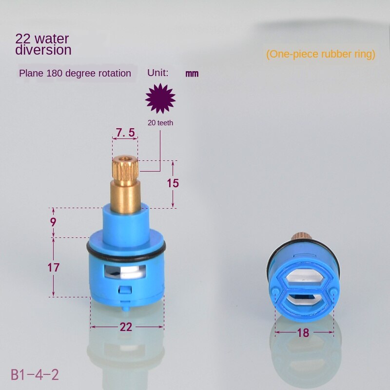 Spool Three-stage diverter valve core 22 / 26mm sh... – Grandado