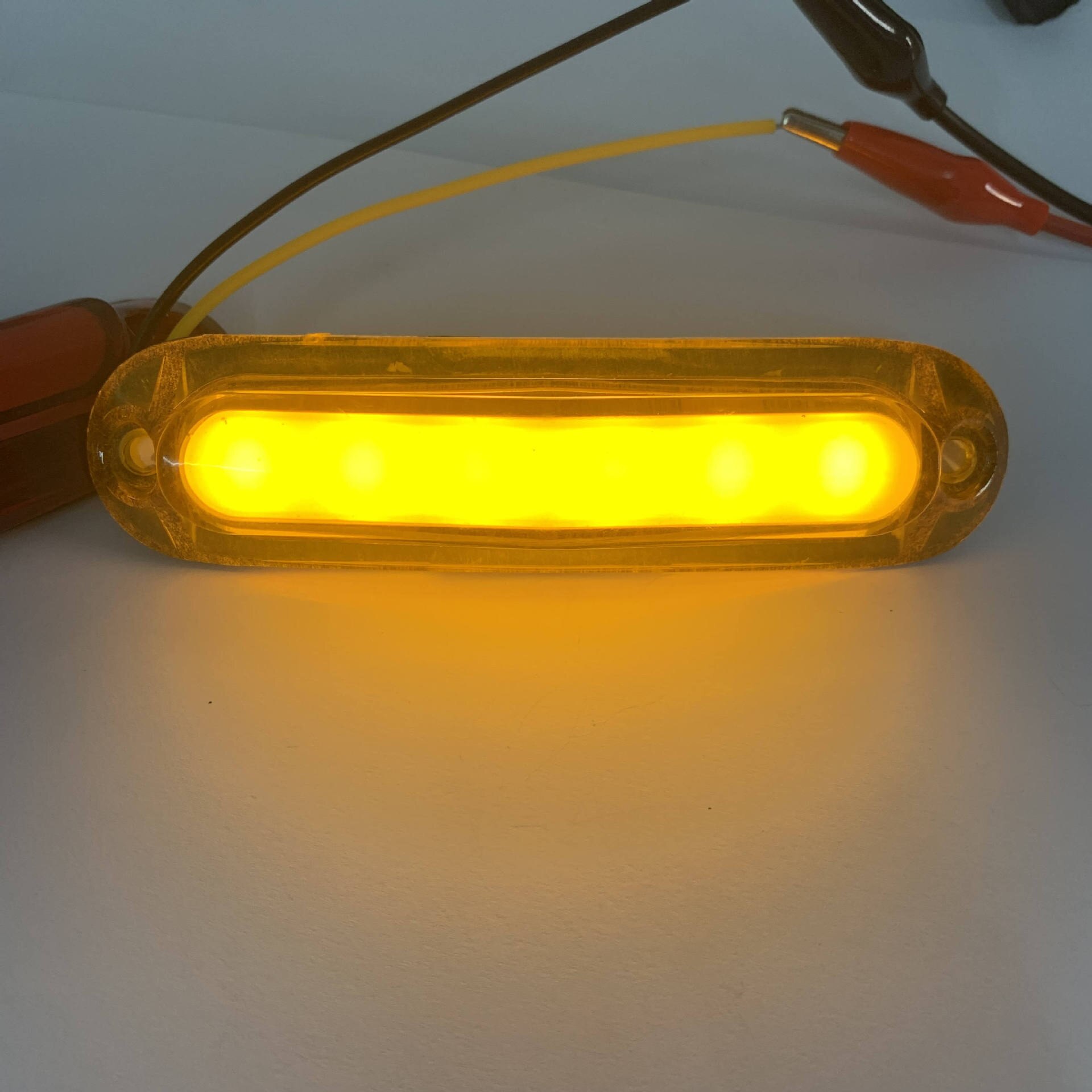 Fuleem 4PCS Amber 6 SMD LED Side Outline Marker Ta... – Grandado