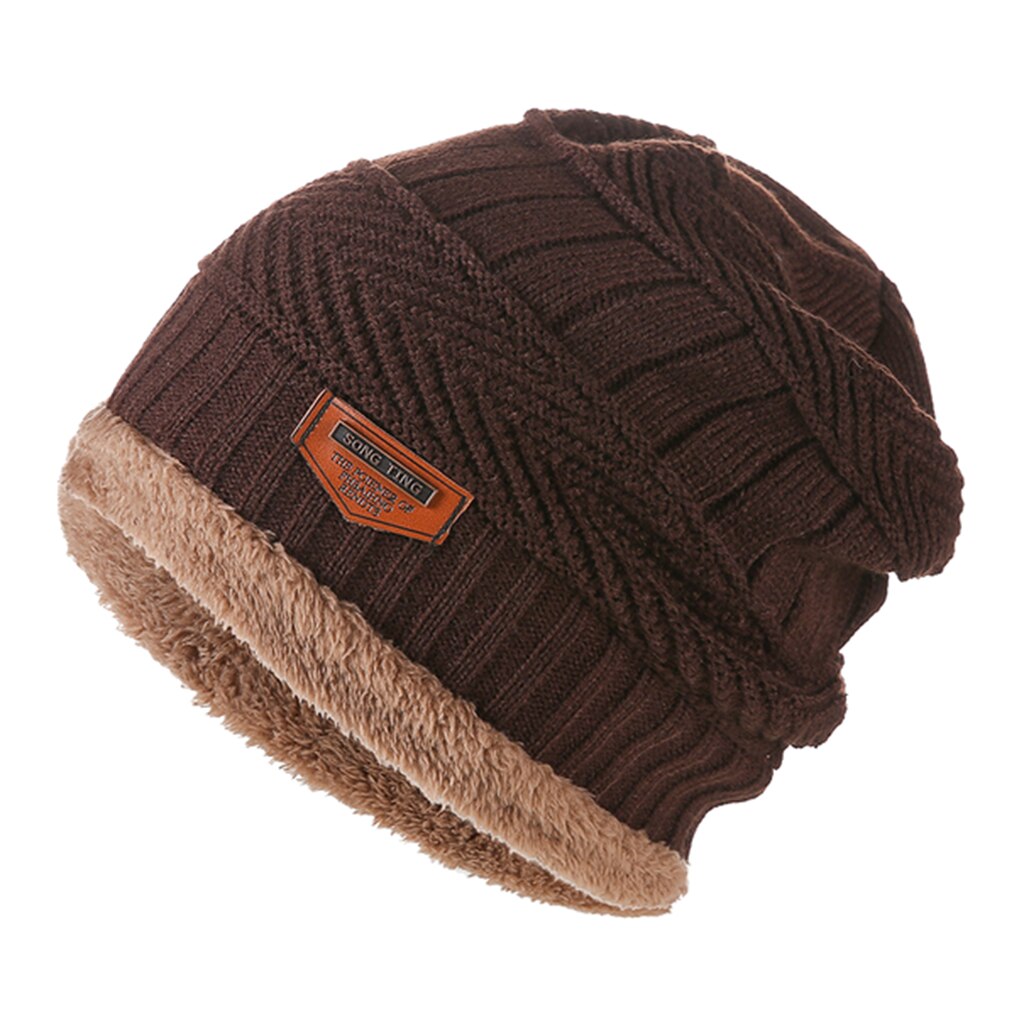 Mens Winter Beanie Hat Warm Muts Dikke Fleece Gevo... – Vicedeal