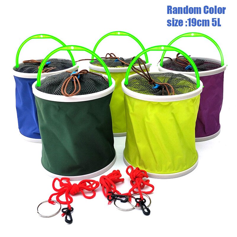 Folding Fishing Bucket Fish Tank Play Water Bucket... – Grandado