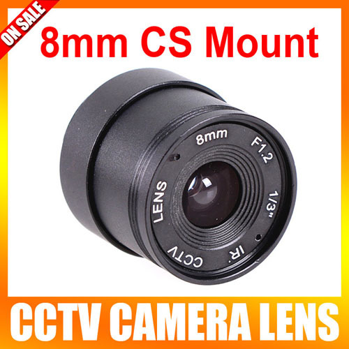 F1.2 8mm 1/3" CS Mount Fixed IR CCTV Camera Lens – Grandado