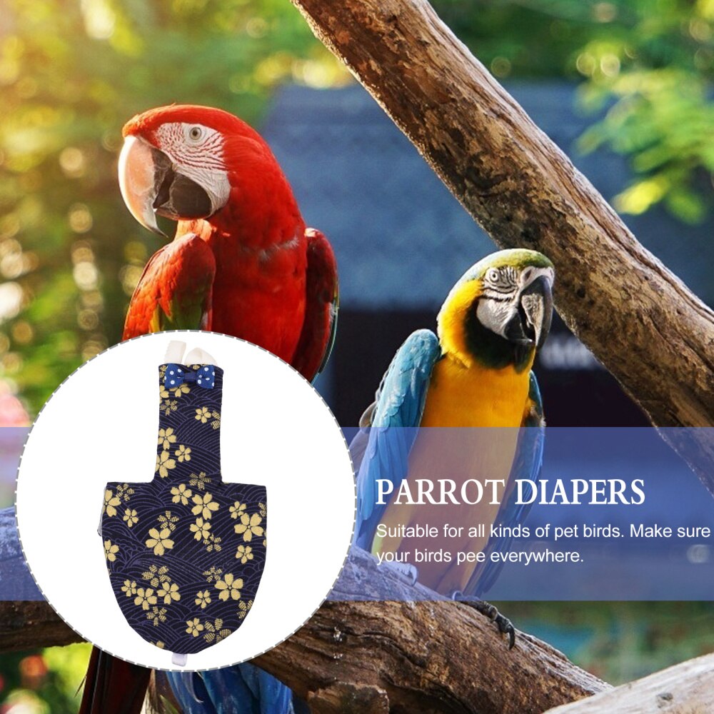 Reusable Parrot Diapers Bird Flight Suits Bird Sui... – Vicedeal