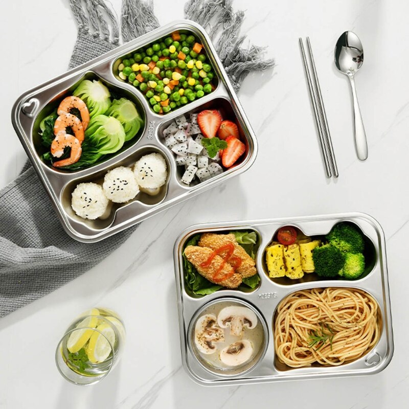 Sections Dinner Plates for Adults Kids Picky Eater... – Grandado