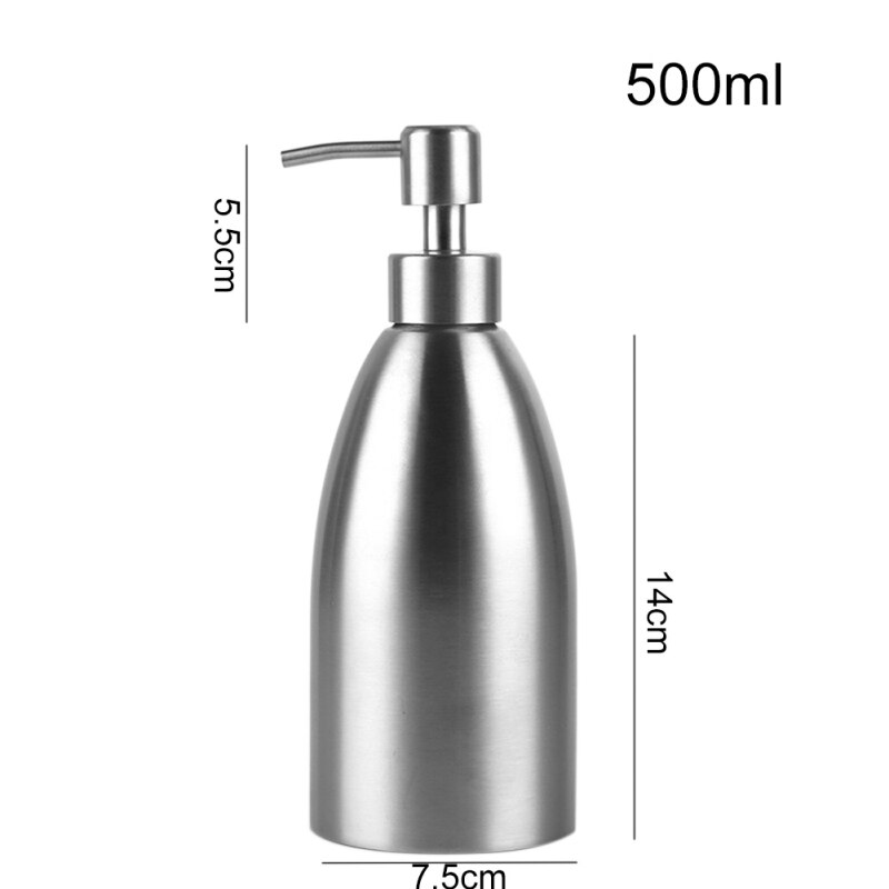 500ML Househld Edelstahl Seife Spender Lotion Flas... – Vicedeal