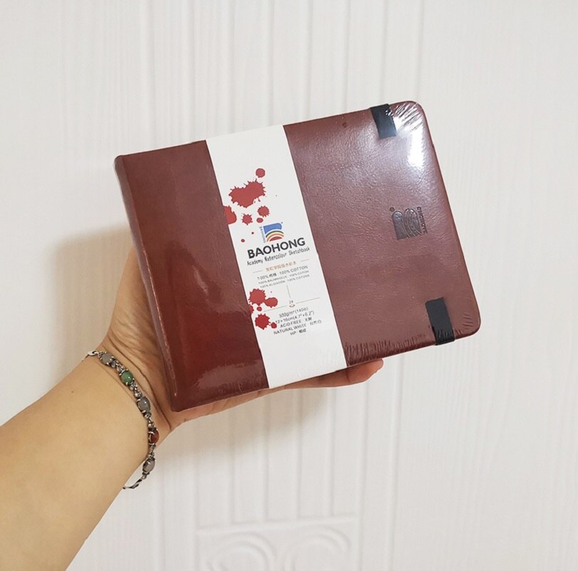 Baohong 100% cotton watercolor paper 24 pages sket... – Grandado