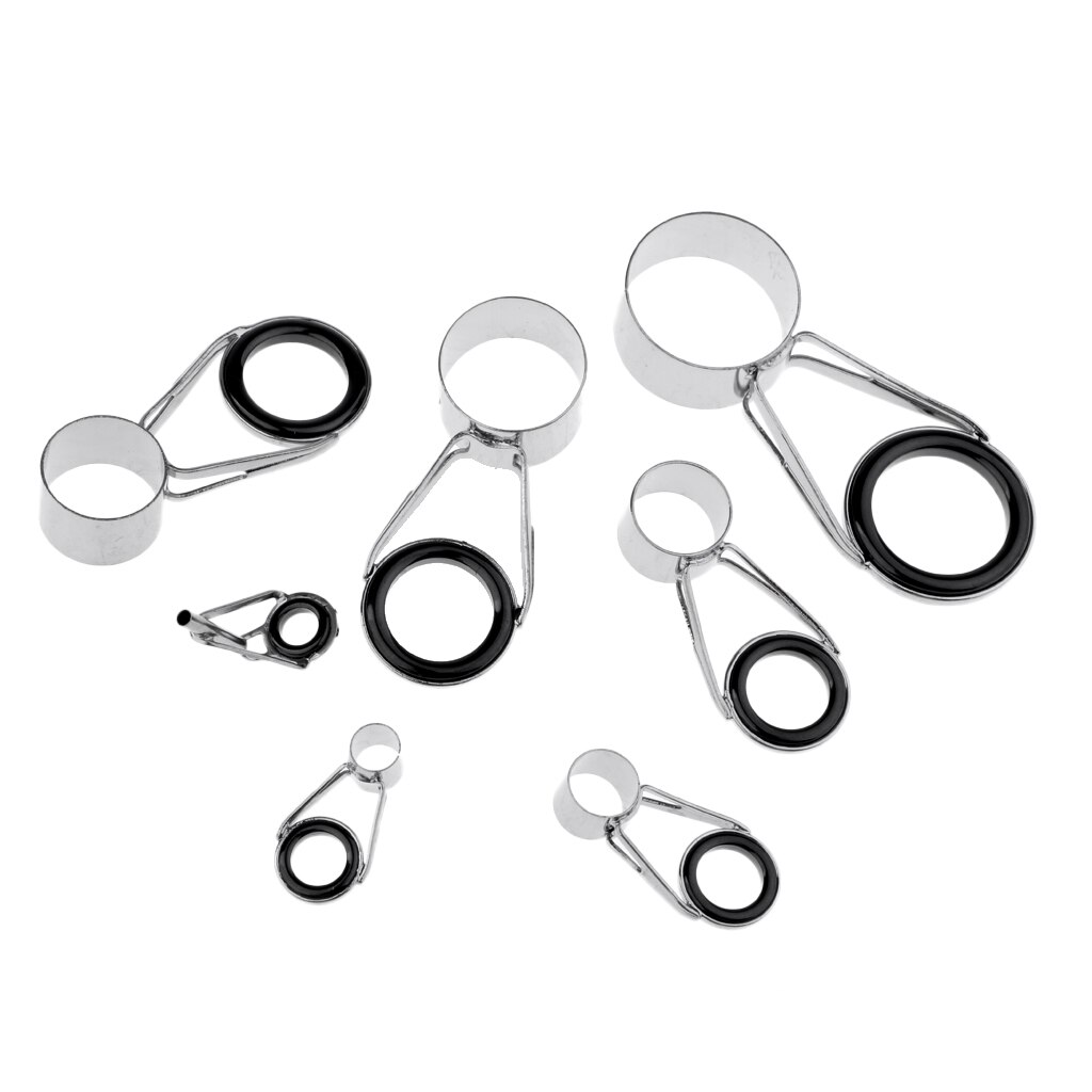 7 Pieces Ceramic Fishing Rods Stainless Steel Clos... – Grandado