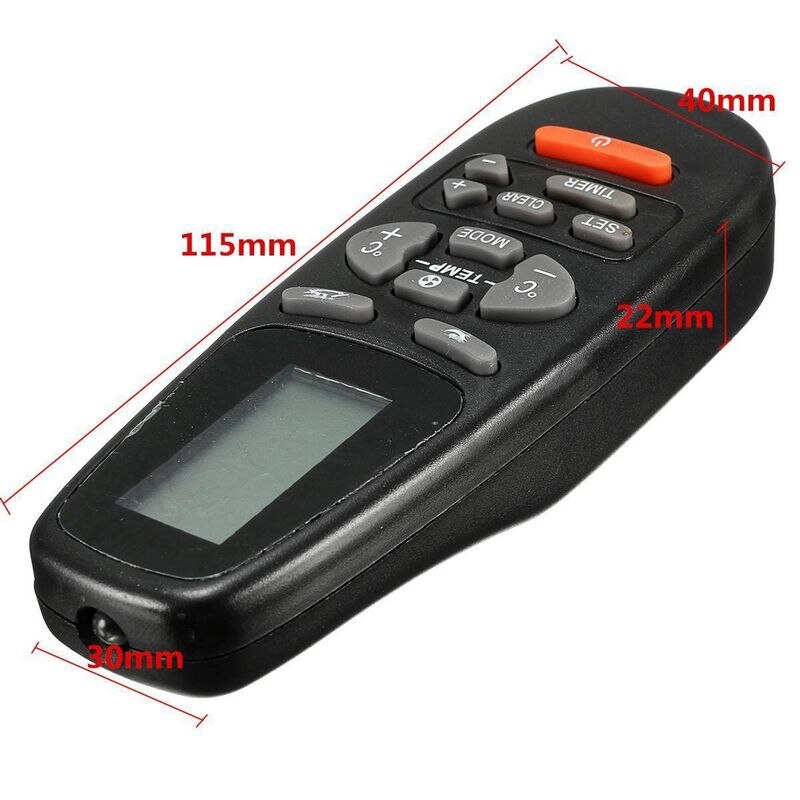 1pc Replacement Air Conditioner Remote Control Bla... – Vicedeal 1pc Replacement Air Conditioner Remote Control Bla... – Vicedeal