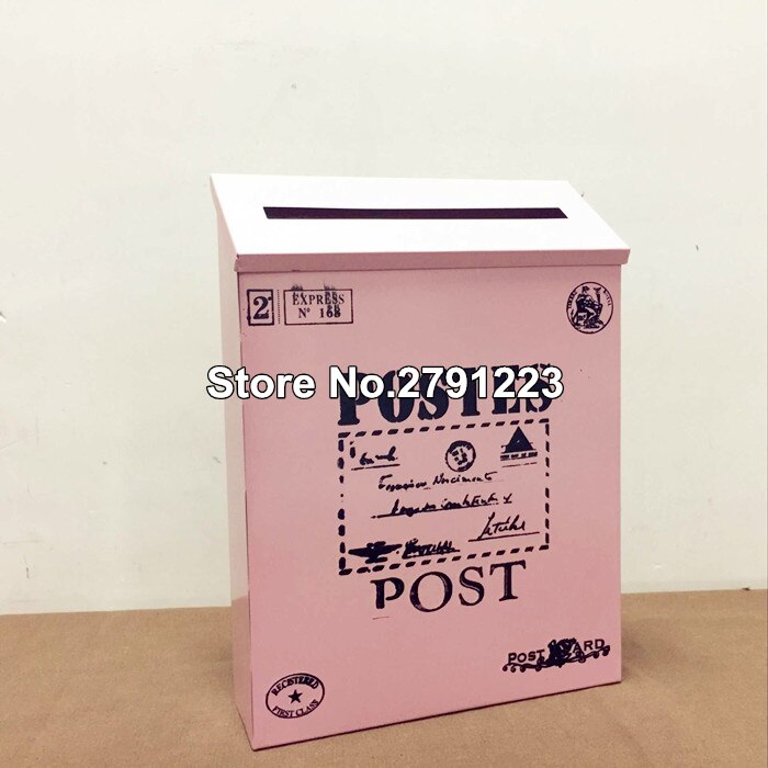 7 kleuren Vintage Metal Mail Box Case Metalen Tin ... – Grandado