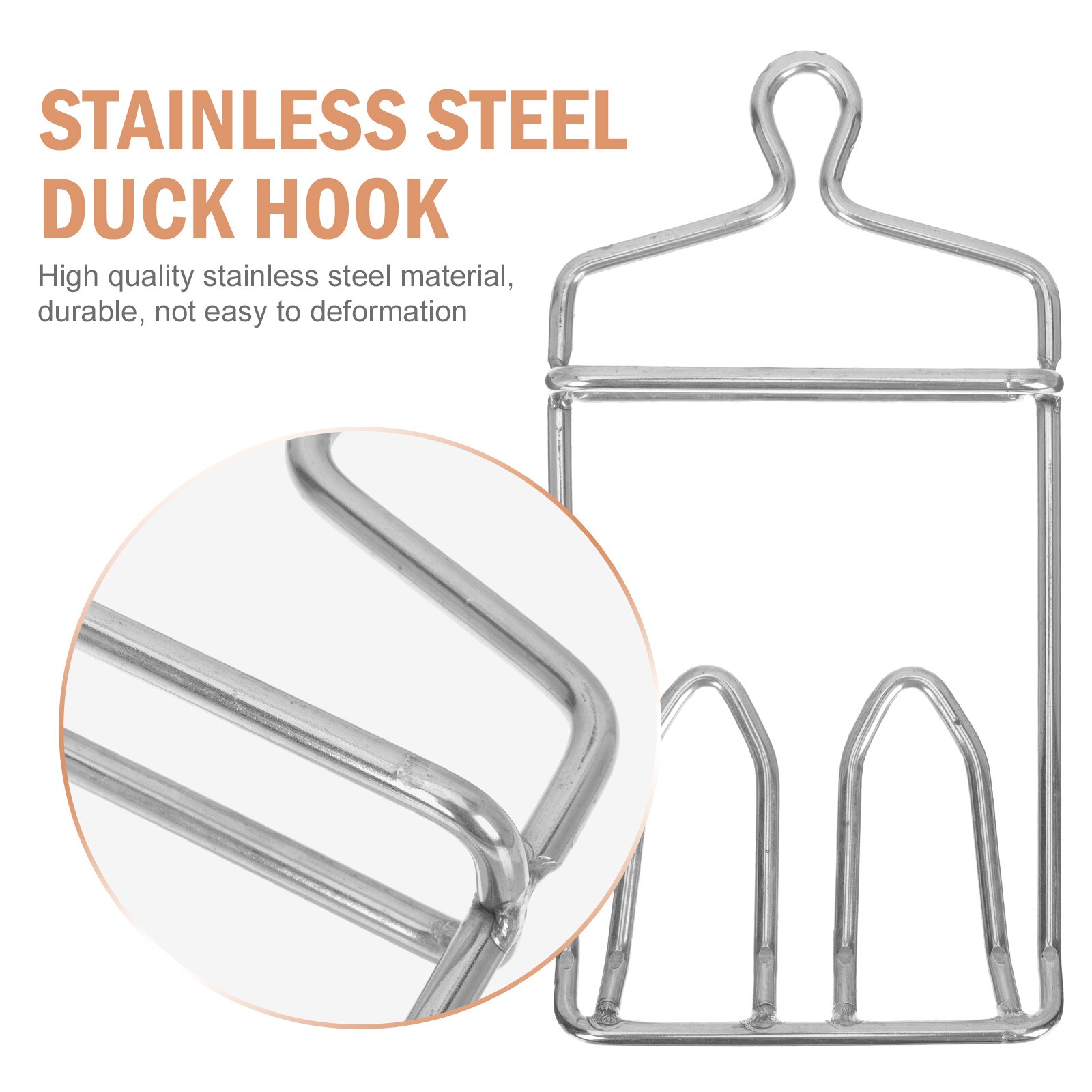 1pc Stainless Steel Duck Hook Wear-resistant Chick... – Grandado