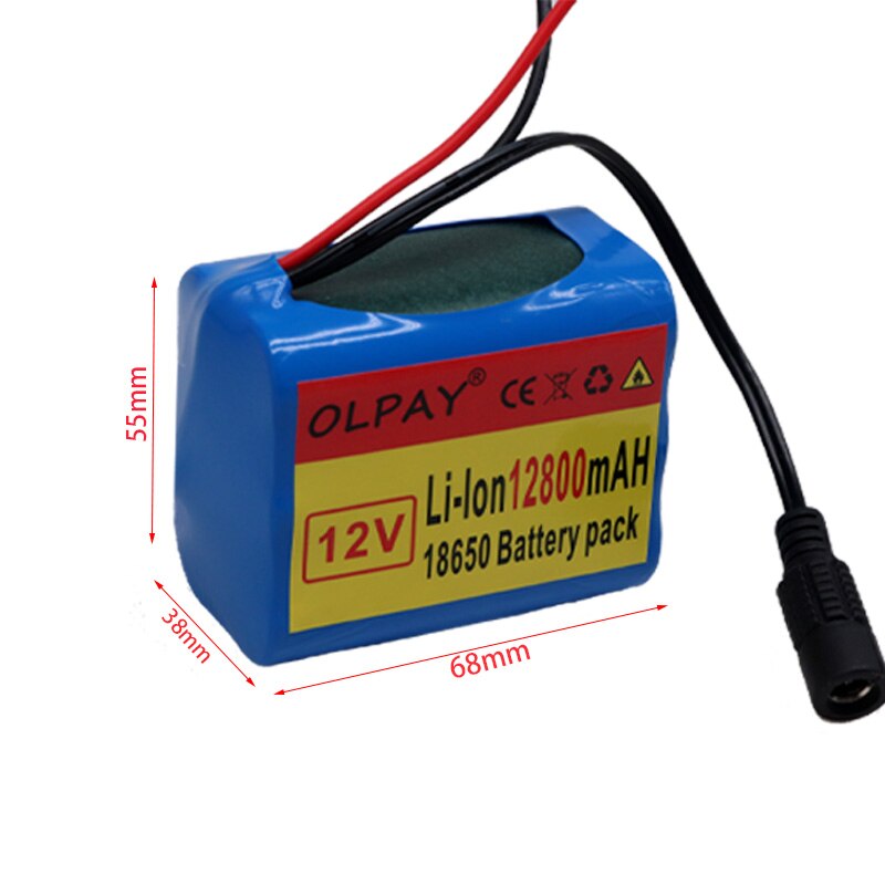 3S2P 12V 12800mah battery 18650 Li-ion 12.8 Ah Rec... – Vicedeal