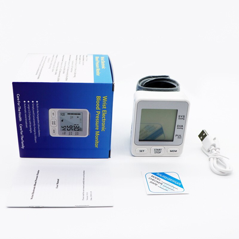 Voice USB Automatic Tonometer Digital Wrist Blood ... – Grandado