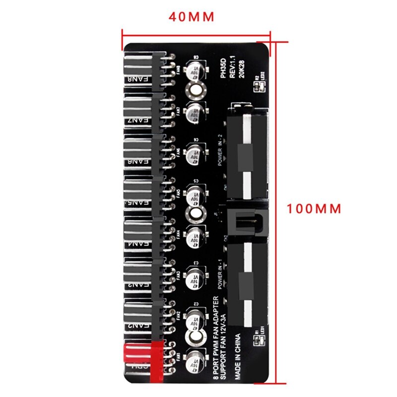 Pwm Fan Hub Cpu Chassis Fan Gouverneur 8 Poort 12V... – Vicedeal