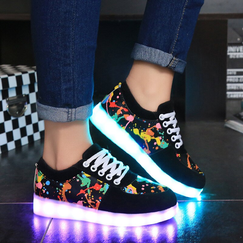 Women shoes with Backlight Glowing Women Sneakers ... – Grandado