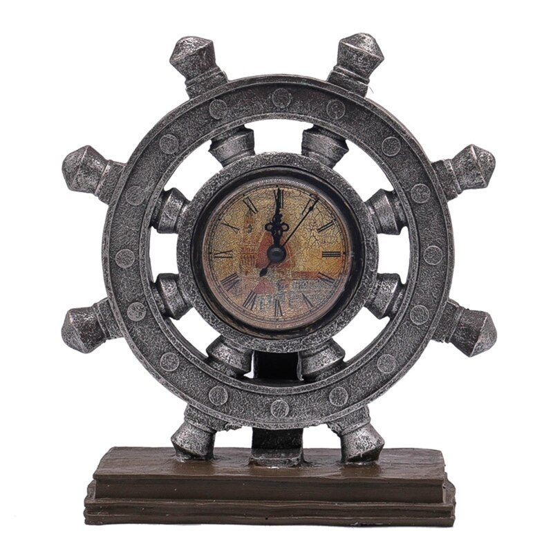 European Style Rudder Vintage Clock Desk Clocks Ba... – Grandado