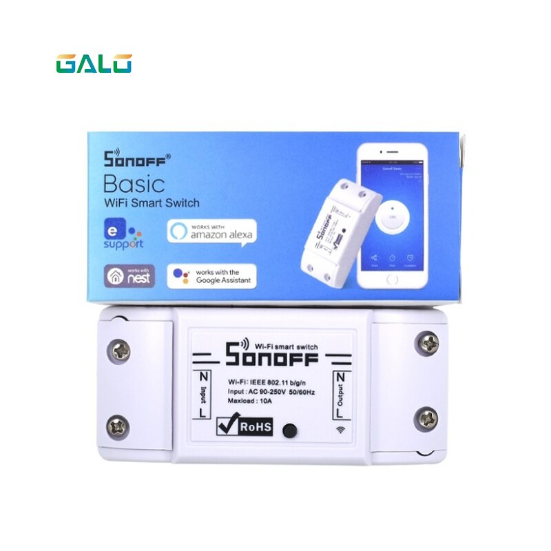 3pcs SONOFF Basic Wifi Switch for Alexa Google Hom... – Vicedeal
