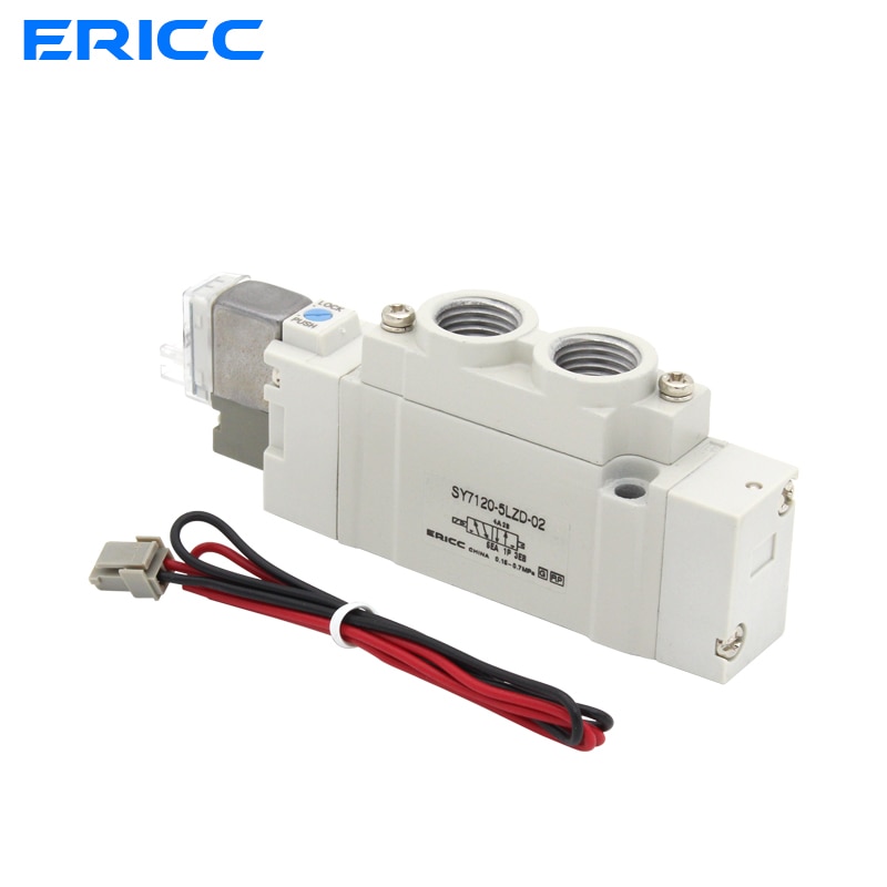 SMC Type 5 port 2 Solenoid Valve SY3120 SY5120 SY7... – Grandado
