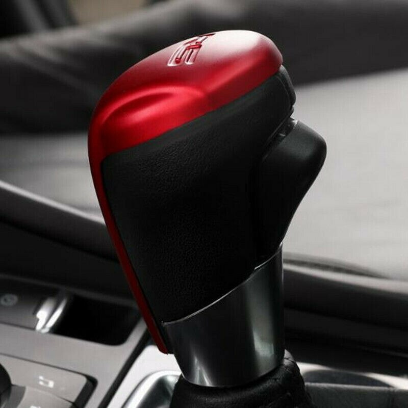 Red Car Gear Shift Knob Cover Gear Head Case Trim ... – Grandado