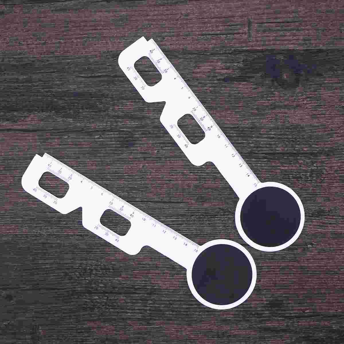 5pcs Durable White Plastic Optical PD Ruler Pupil ... – Grandado