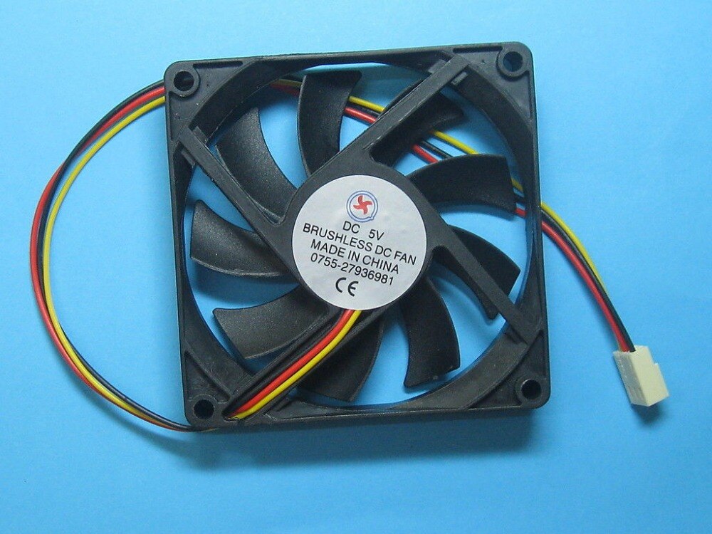 1 Pcs Brushless DC Cooling Fan 5V 8015S 9 Blades 80x80x15mm 3pin Sleeve-bearing – Grandado