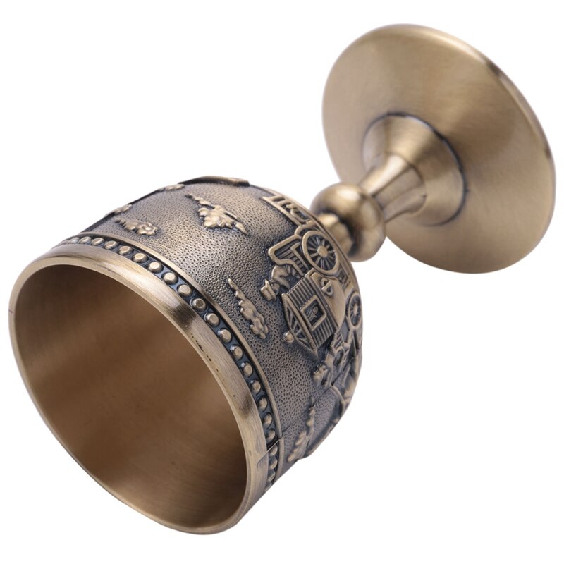 ! Classical Metal Wine Cup Handmade Small Goblet H... – Vicedeal