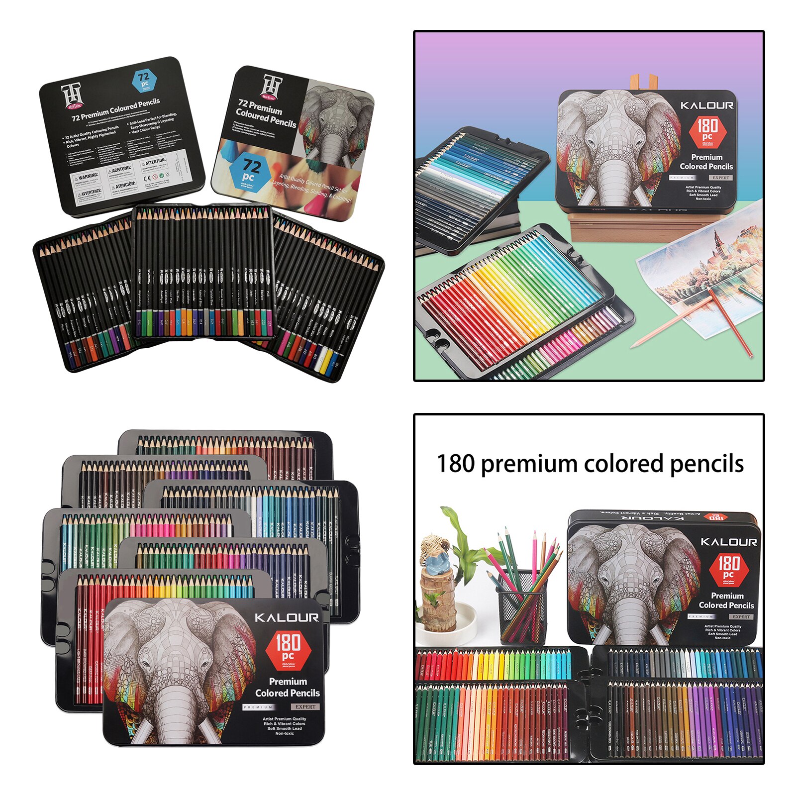 Colored Pencils with Box Unique Coloured Pencils f... – Vicedeal