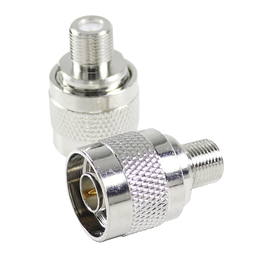 2pcs RF Connector N Male Plug Male Pin to F Female... – Vicedeal