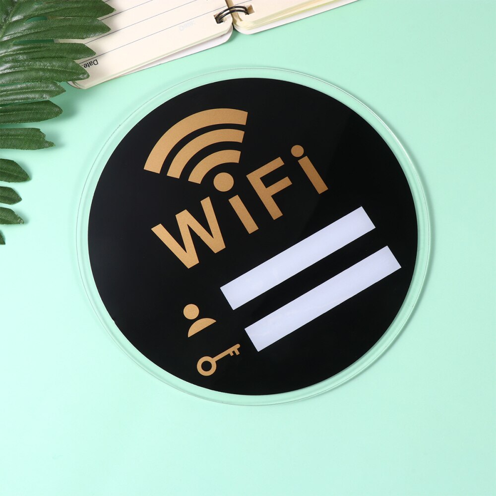 Exquisite Acrylic Wifi Sign Useful Wall Sticker Ac... – Grandado