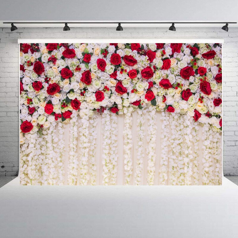 Rose Flower Photography Vinyl Background Cloth Wed... – Grandado