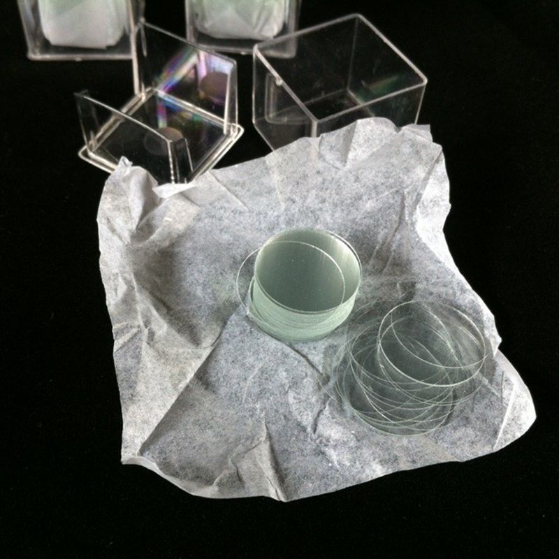 100pcs Large Glass Circular Coverslip Slides Trans... – Vicedeal