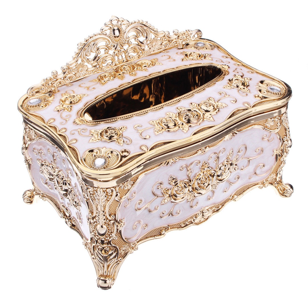 JX-LCLYL Elegante Gold Tissue Box Abdeckung Chic S... – Vicedeal