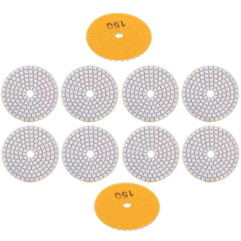 10Pcs 3in Orange & White Sanding Discs Pads Bu... – Vicedeal