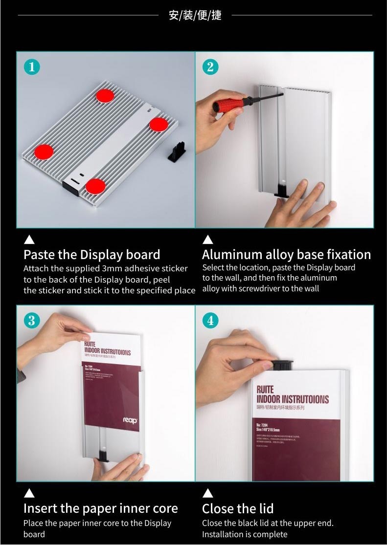 Office Indoor Horizontal Vertical Wall Mounted Sig... – Vicedeal