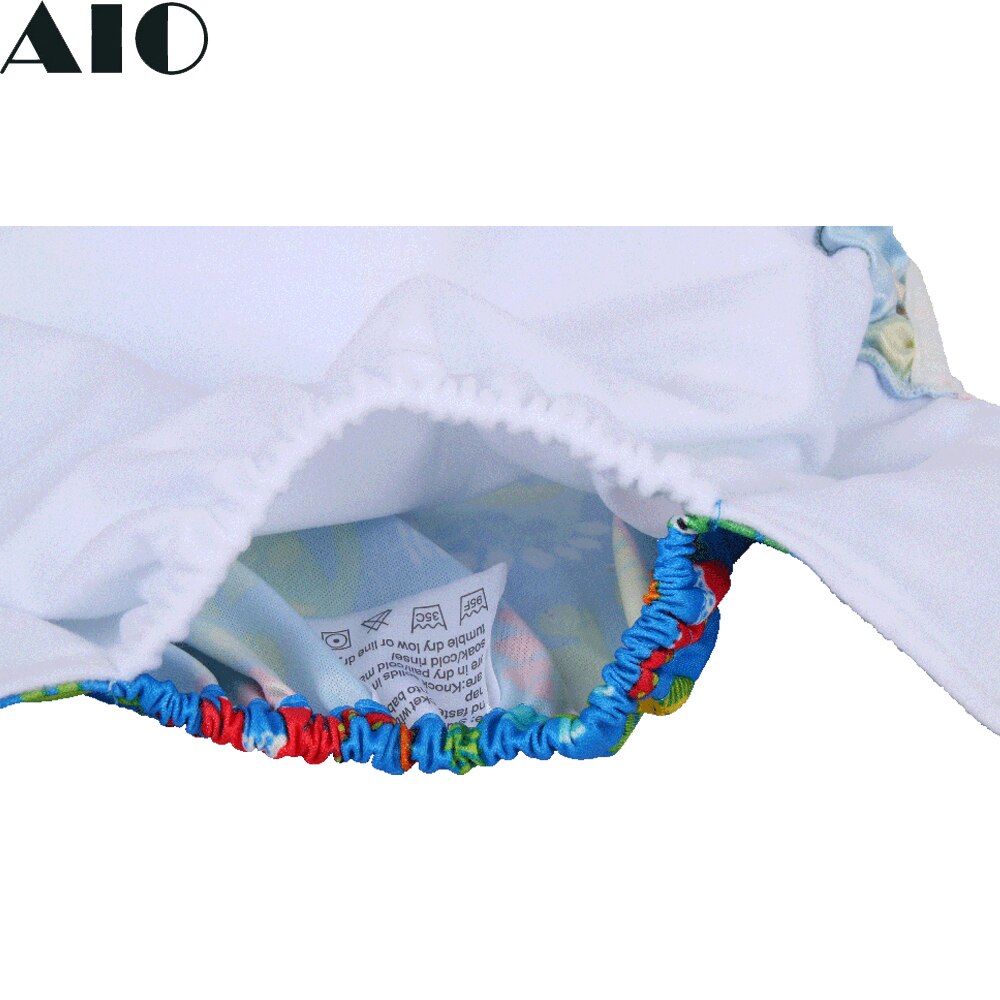 [AIO] Big Baby Print Nappy Reusable Cloth Diaper W... – Grandado