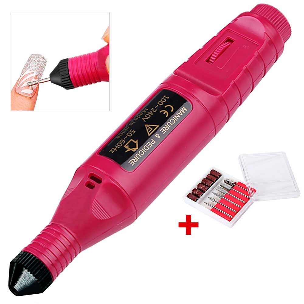 Profi Elektrisch Nagelfräser Nagelfeile Set Manikü... – Vicedeal