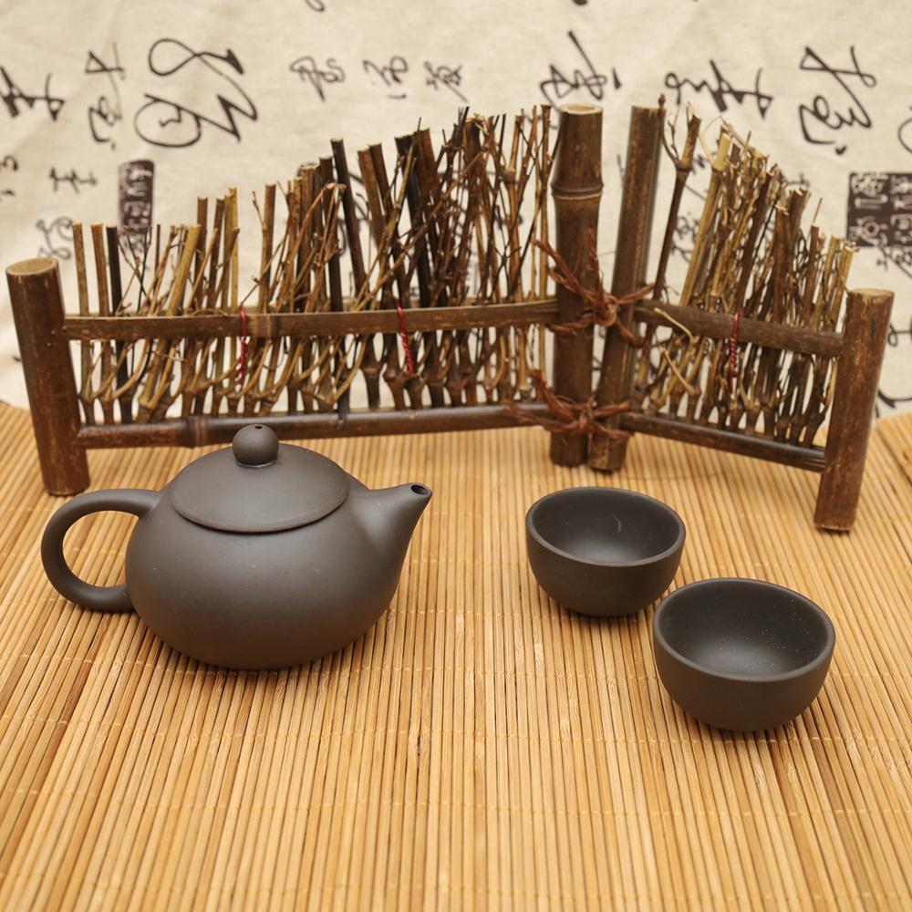 Tea Pot And Two Cup Clay Chinese Sand Set Custom 1... – Grandado