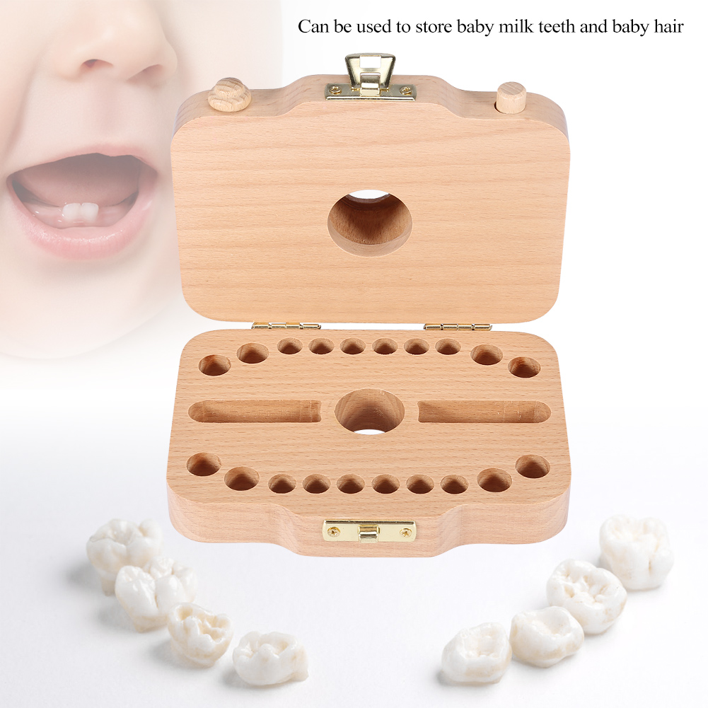 Wooden Baby Tooth Box Teeth Organizer Wooden Camer... – Vicedeal
