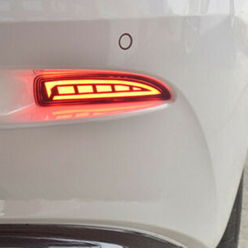LED Auto Reflektor Lichter Rote linse LED Stoßstan... – Vicedeal