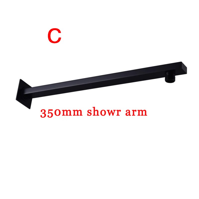 Black Round&Square Shower Arm Multi-Style Wall&Cei... – Grandado