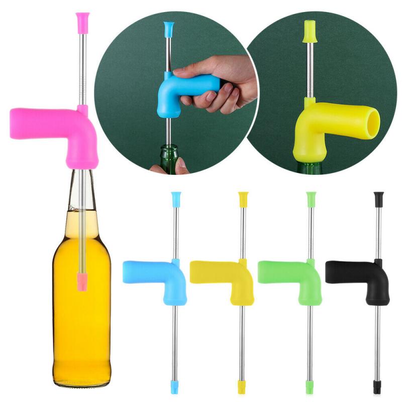 32cm Beer Snorkel Double Beer Snorkel Straw Drinki... – Vicedeal