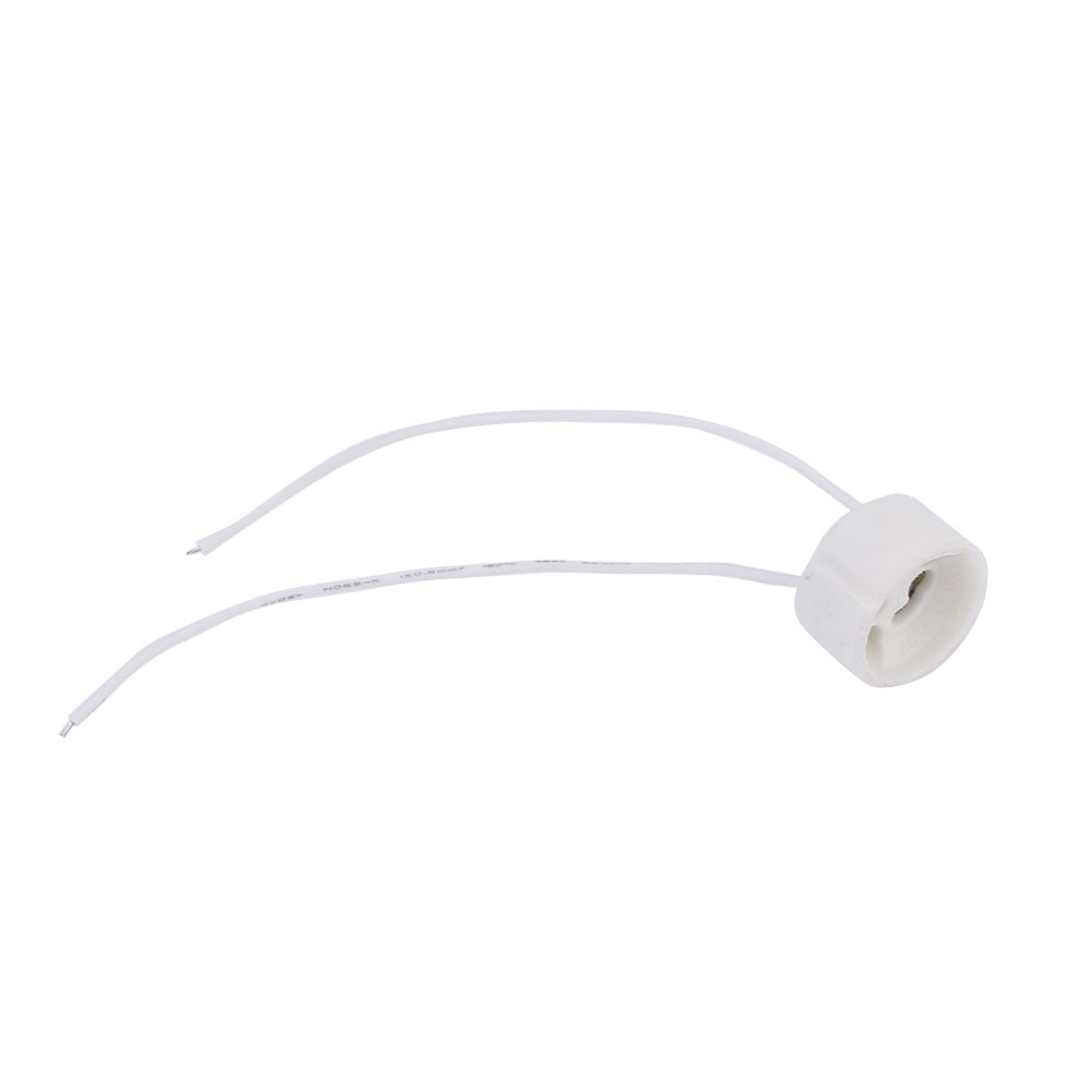 Gu10 Ceramic Lamp Holder Base with Cable Halogen L... – Grandado